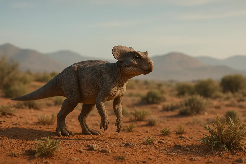 アーケオケラトプス（Archaeoceratops）｜角竜の原点に立つ小型草食恐竜【恐竜図鑑】 – 恐竜マニア